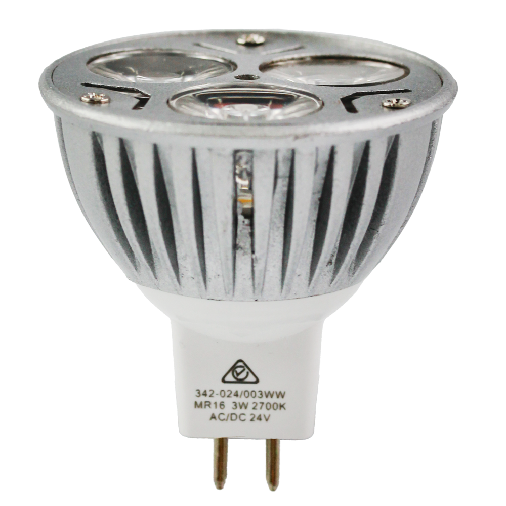 MR16 LED 24V DC 3W 2700K W/W 60Deg | GMT Lighting
